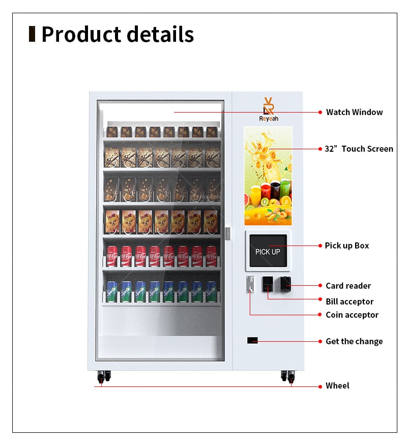 Healthy Food Vending Machine - Reyeah