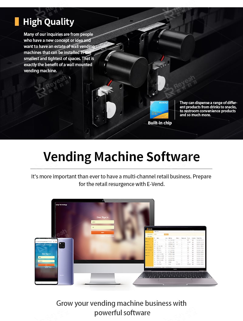 Cashless Countertop Age Verification Vending Machine - Reyeah