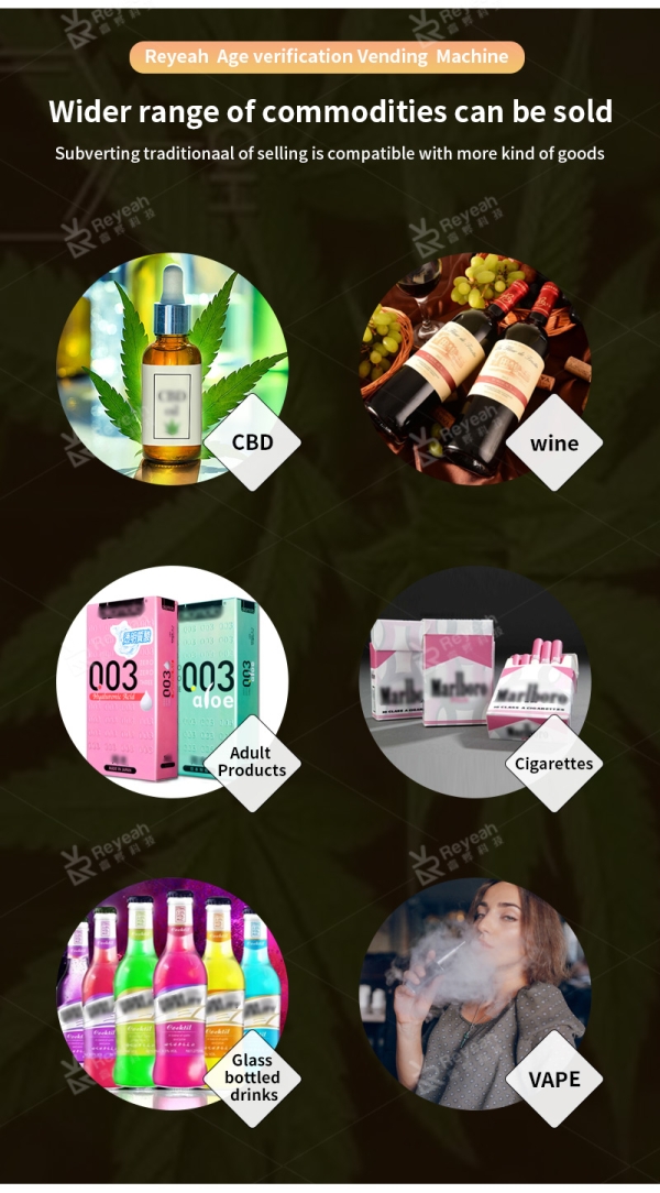Age Verification Weed Vending Machine - Reyeah