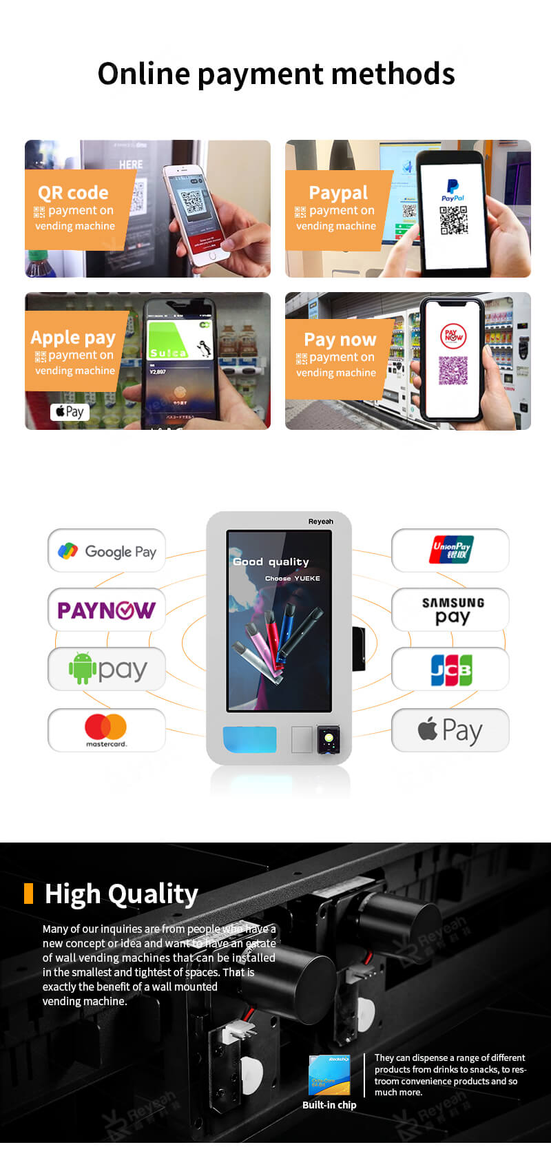 Vape Vending Machine Whosale - Reyeah