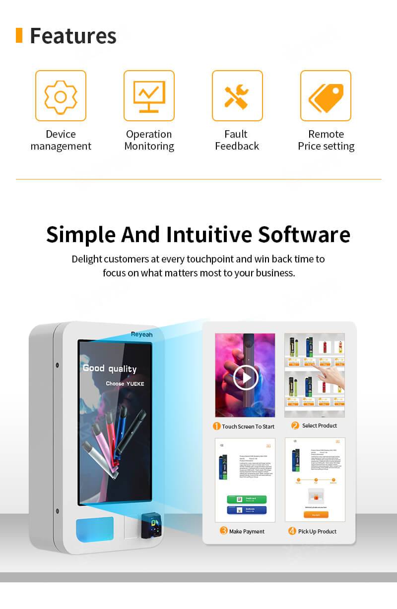 Vape Vending Machine Whosale - Reyeah