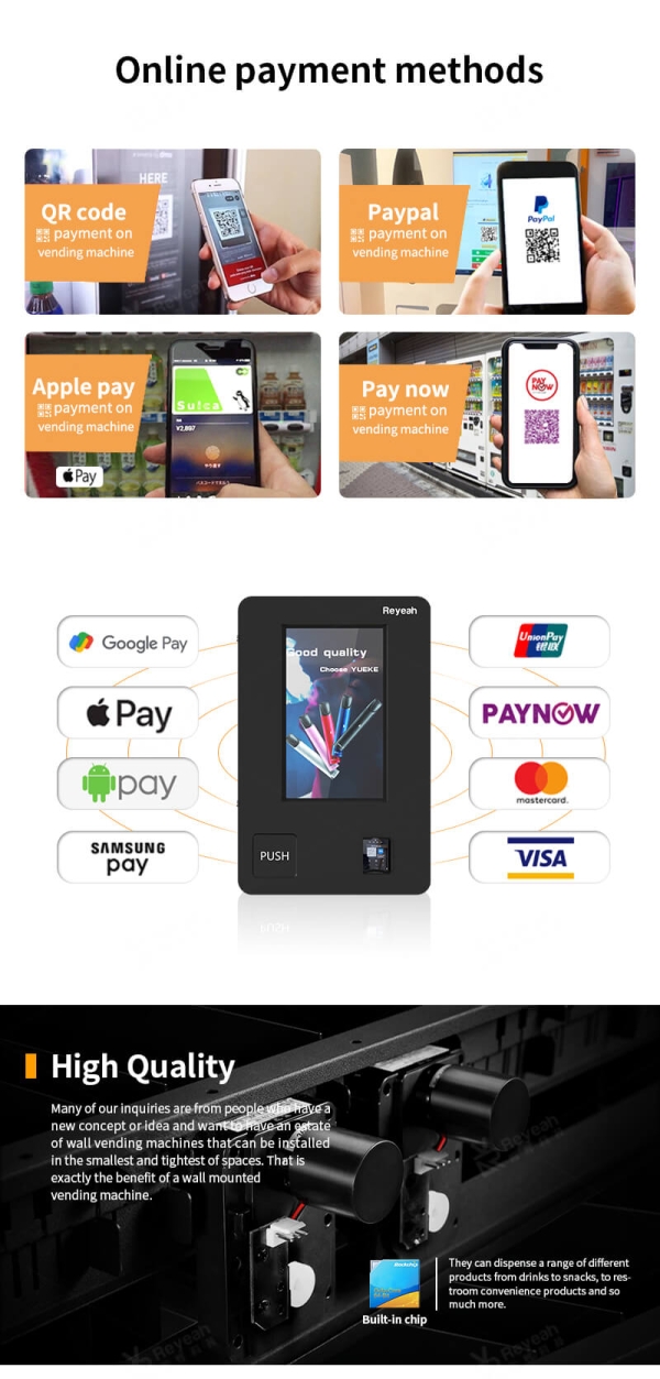Low-Cost Vending Machine With Cashless Payment- Reyeah