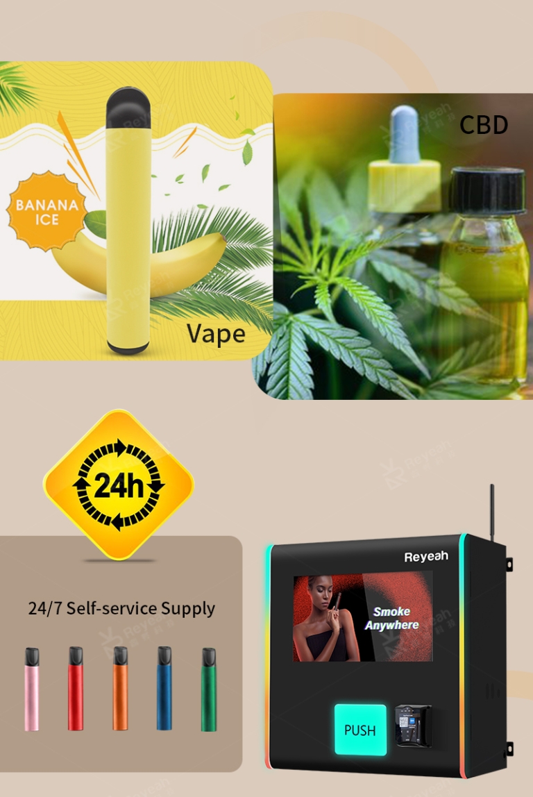 Wall Mounted Vending Machine B02 Pro With Touch Screen - Reyeah