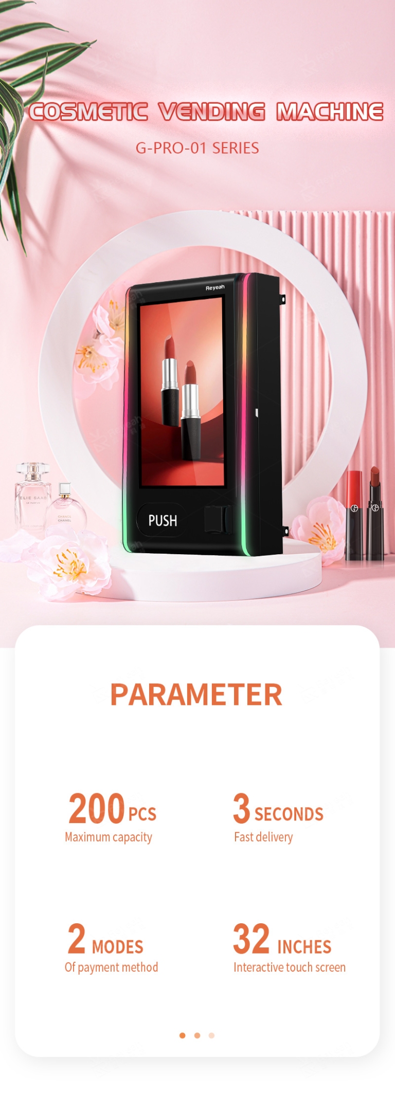 Makeup Vending Machine For Sale – G Pro 01 - Reyeah