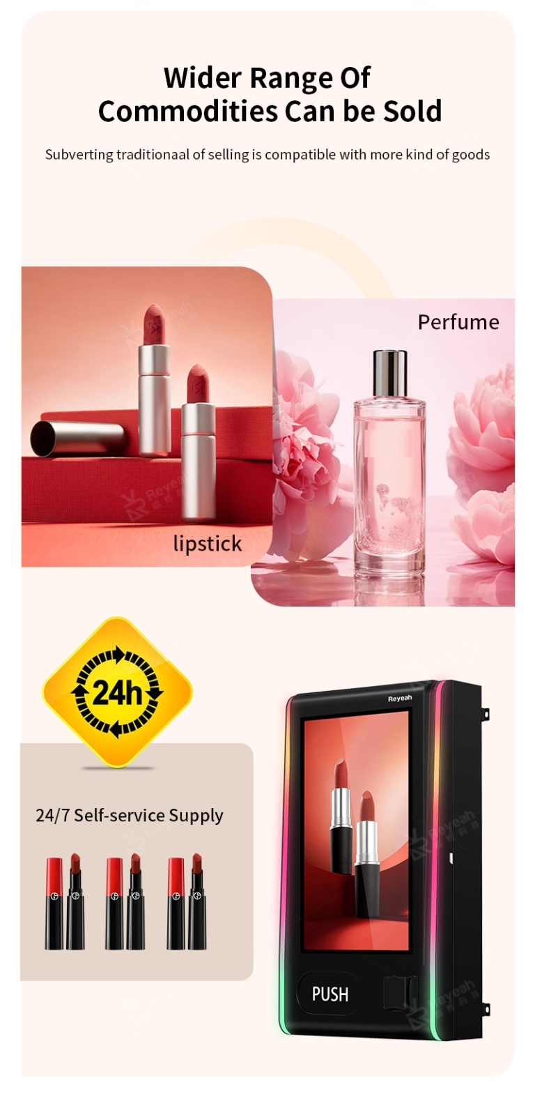 Makeup Vending Machine For Sale – G Pro 01 - Reyeah