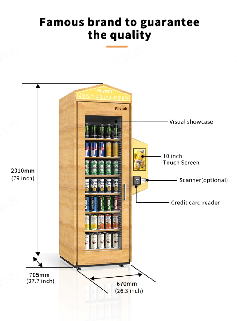 Smart Fridge Vending Machine Solution- Reyeah