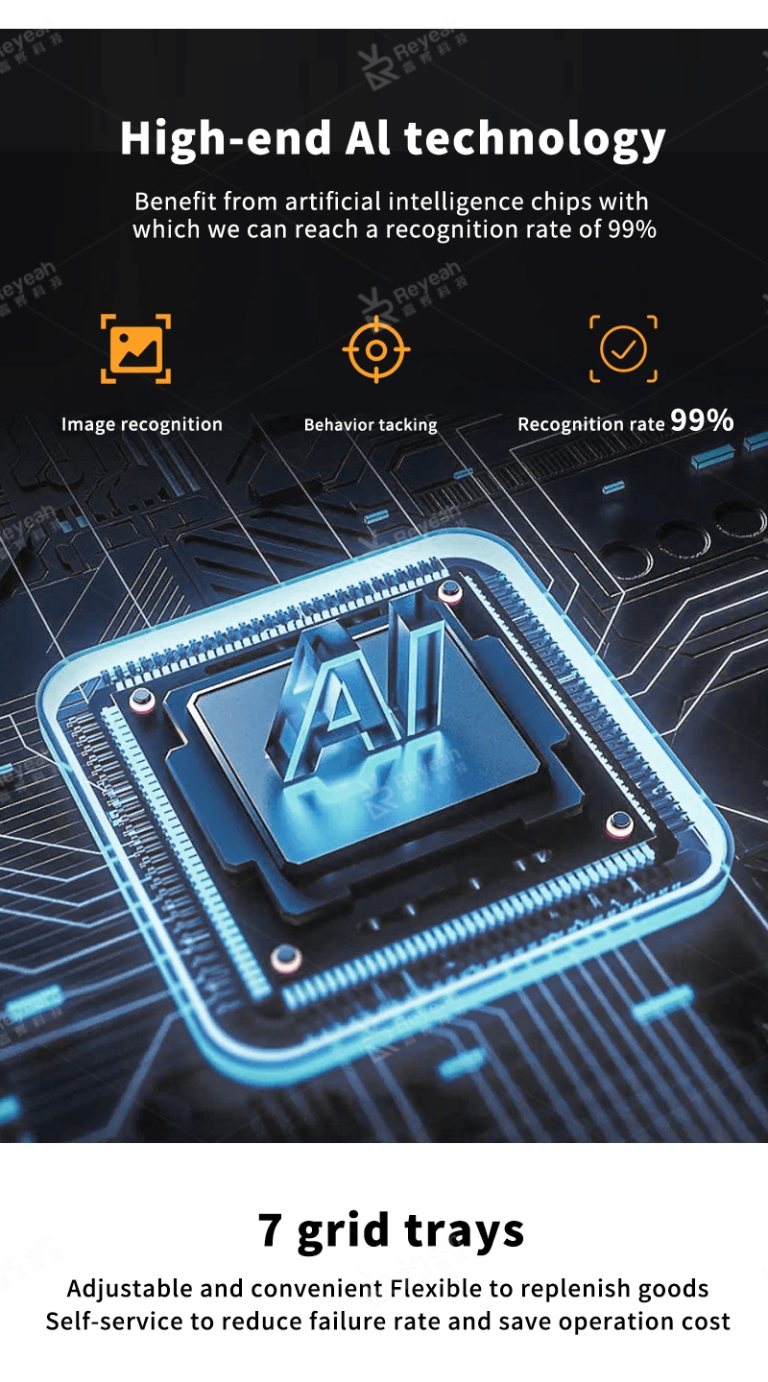 Smart Fridge Vending Machine Solution- Reyeah