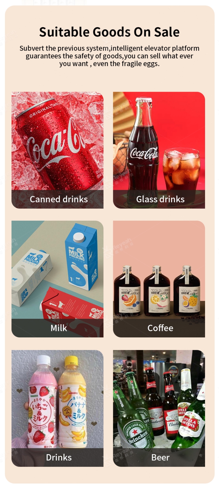 Smart Fridge Vending Machine Solution- Reyeah