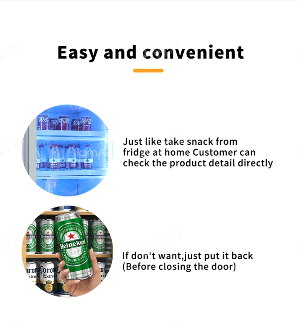 Cabinet Vending Machine with refrigeration equipment
