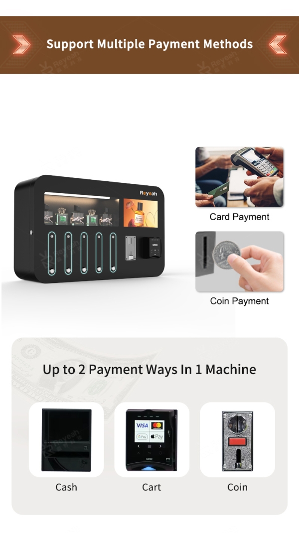 Enhanced Perfume Spray Vending Machine V-P02 Pro With Screen - Reyeah